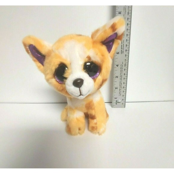 Toys | Ty Beanie Boo Pablo Chihuahua Puppy Dog Purple Glitter Eyes 6 ...